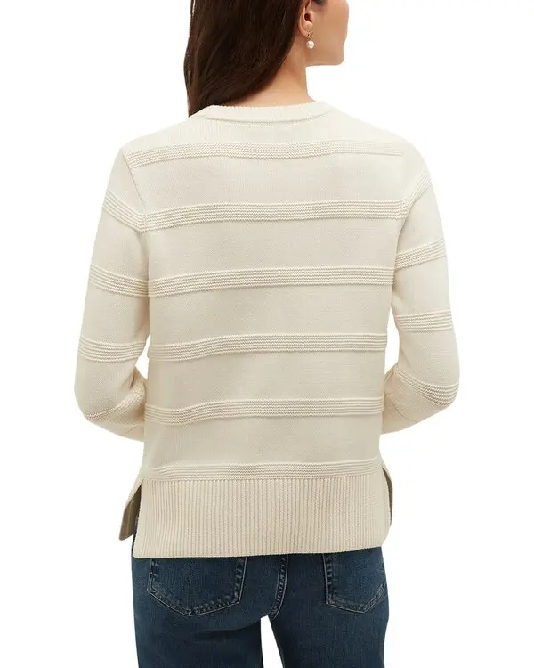 HOBBS LONDON Textured Stripe Sweater