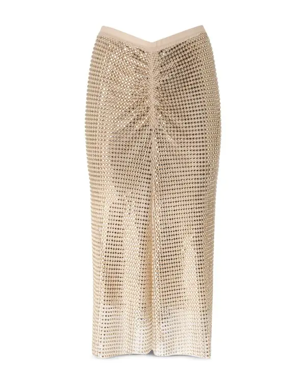 Pinko Berlina Square Crystal Skirt