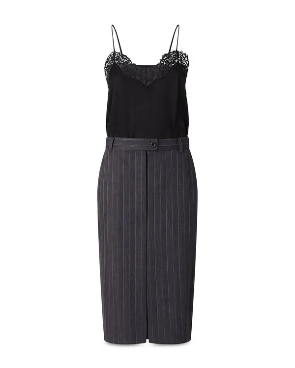 Pinko Arneis Mixed Media Dress