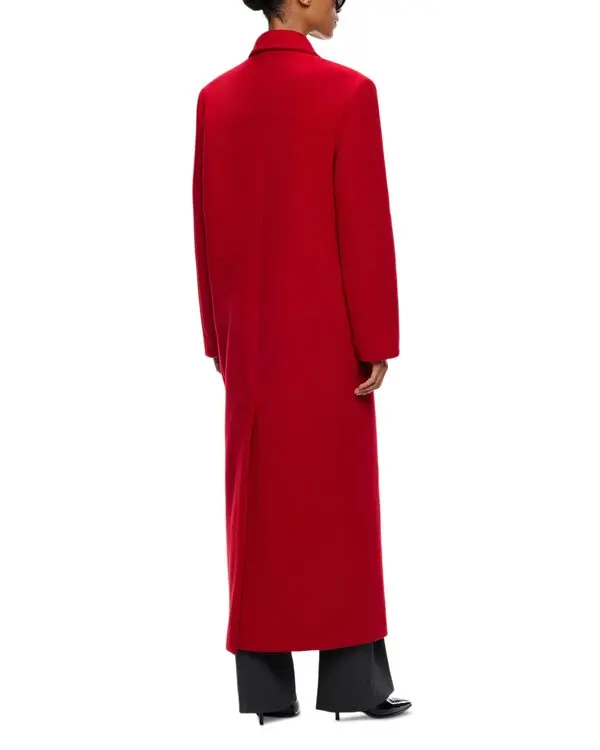 Pinko Covent Double Breasted Wool Blend Coat