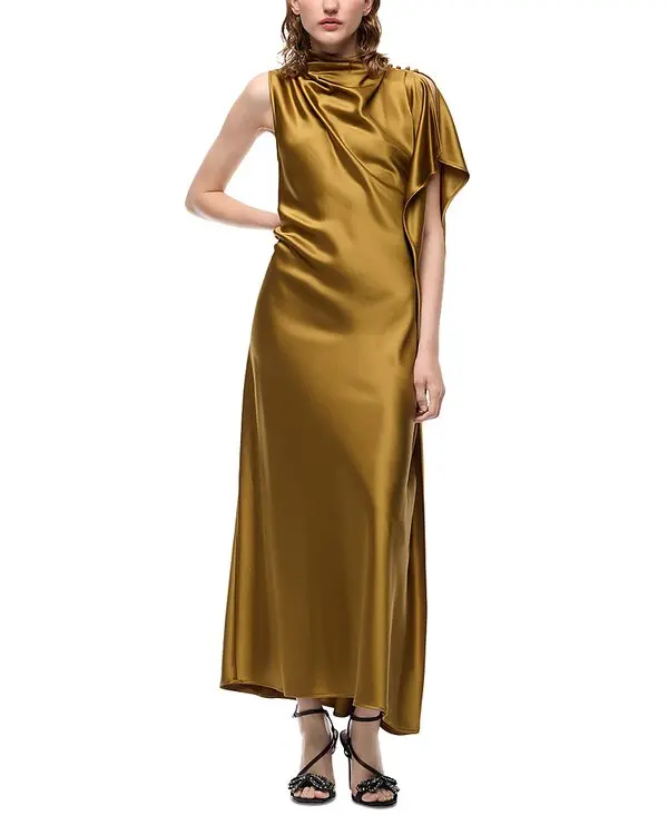 Pinko De Tomaso Satin Maxi Dress - U
