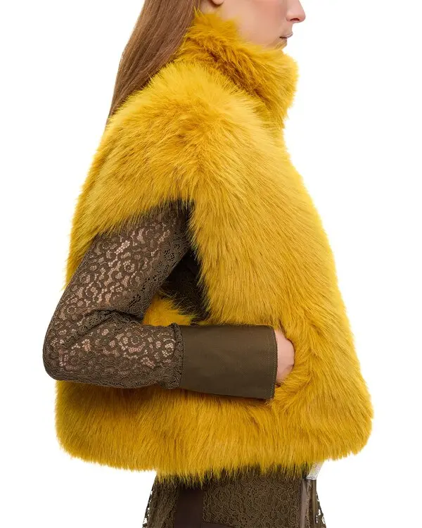 Pinko Eloro Aspen Faux Fur Vest