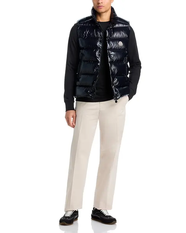 Moncler Tibb Down Vest With Stand Collar