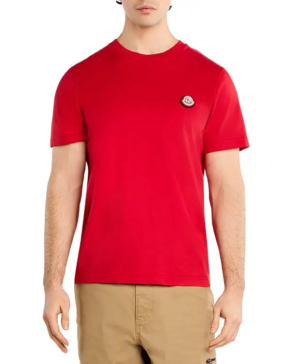 Moncler Cotton Short Sleeve Logo Tee