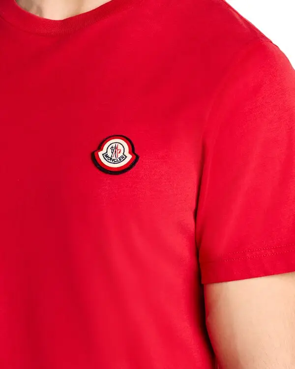 Moncler Cotton Short Sleeve Logo Tee