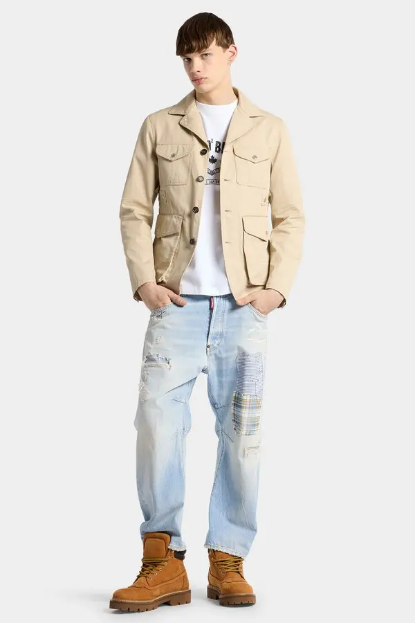 Dsquared2 Patched Superlite Kawaii Jeans