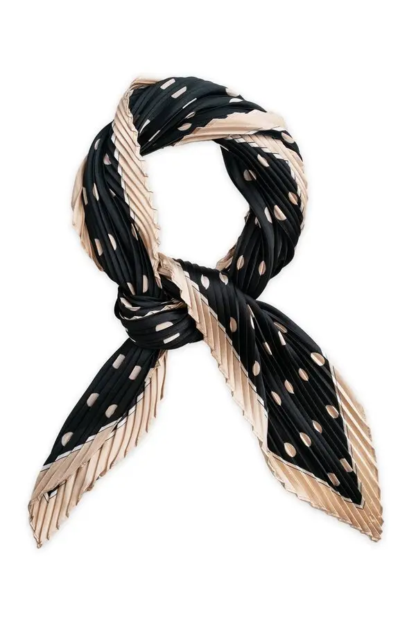 WILD COSMOS Avery Plissé Petit Scarf