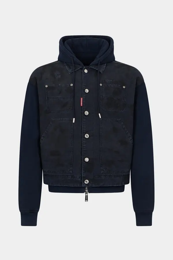 Dsquared2 Hybrid Hooded Carpenter Jacket