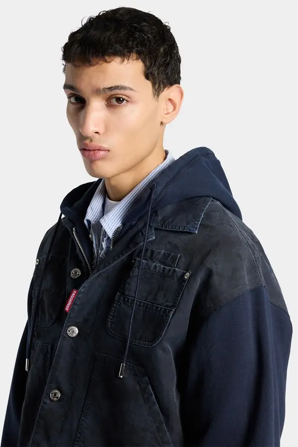 Dsquared2 Hybrid Hooded Carpenter Jacket