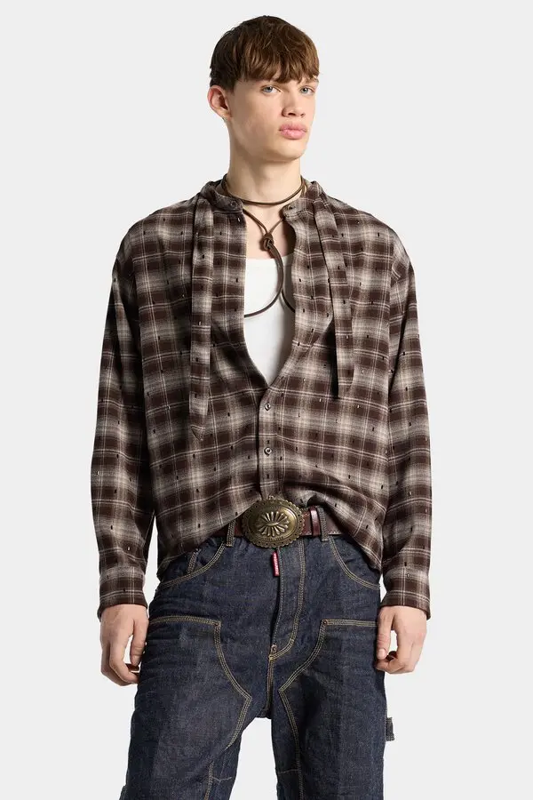 Dsquared2 Classic Check Tie Shirt