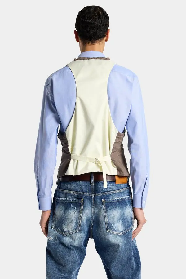 Dsquared2 Oversized Crinkled Vest