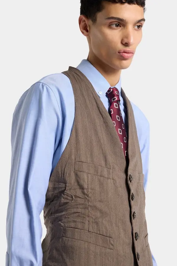 Dsquared2 Oversized Crinkled Vest