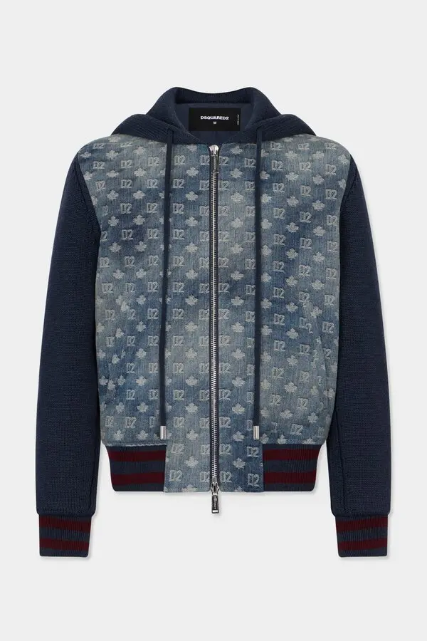 Dsquared2 Monogram Zipped Cardigan