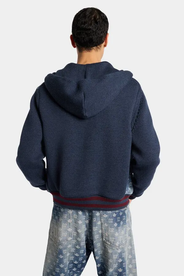 Dsquared2 Monogram Zipped Cardigan
