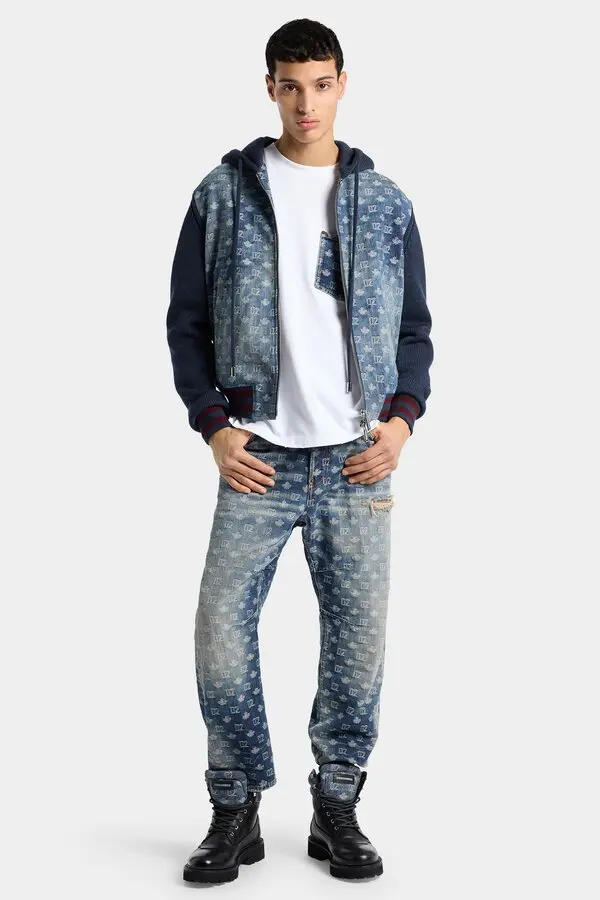 Dsquared2 Monogram Zipped Cardigan
