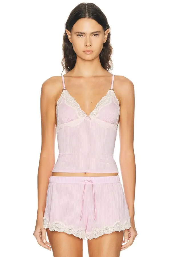 FLEUR DU MAL Butter Rib Cami Top