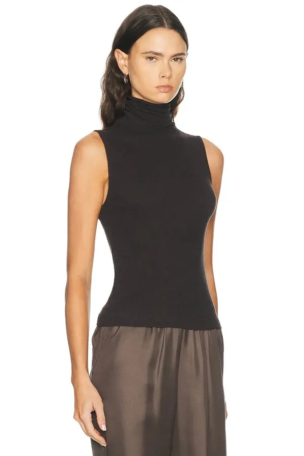 Enza Costa Cashmere Jersey Shell Top