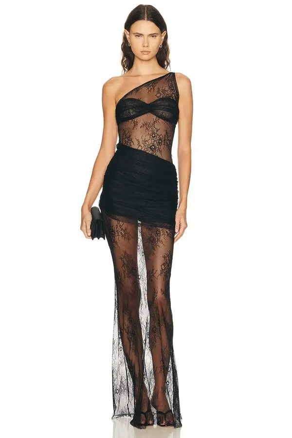 BANANHOT Sabrina Lace Maxi Dress