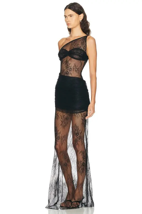 BANANHOT Sabrina Lace Maxi Dress