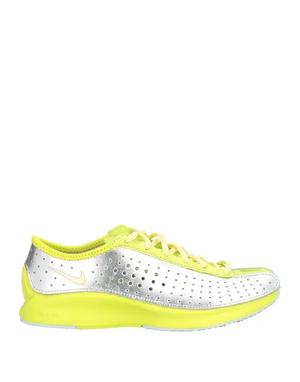 Nike Sneakers Lime Size Leather, Textile Fibers