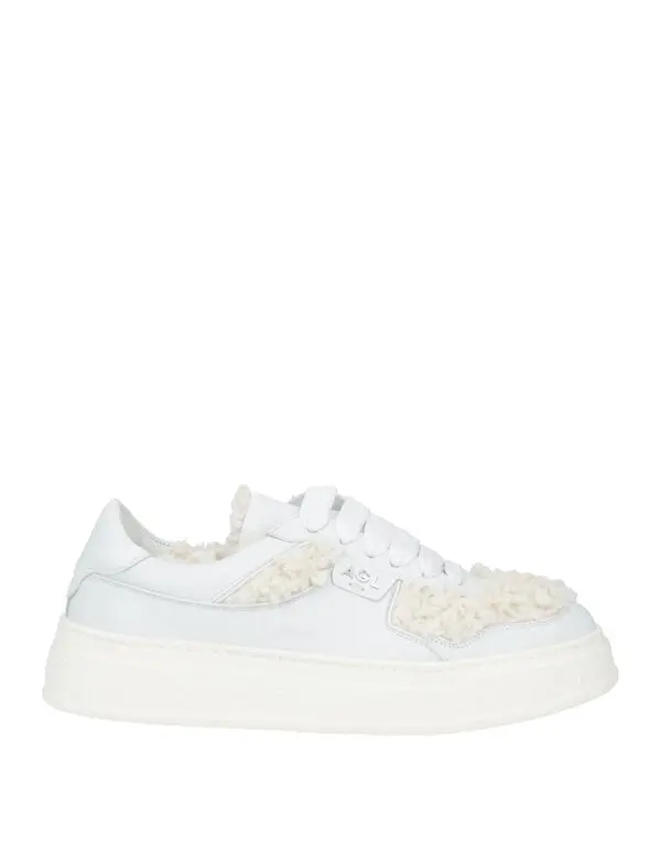 Agl Leather And Textile Fibers Low-top Sneakers