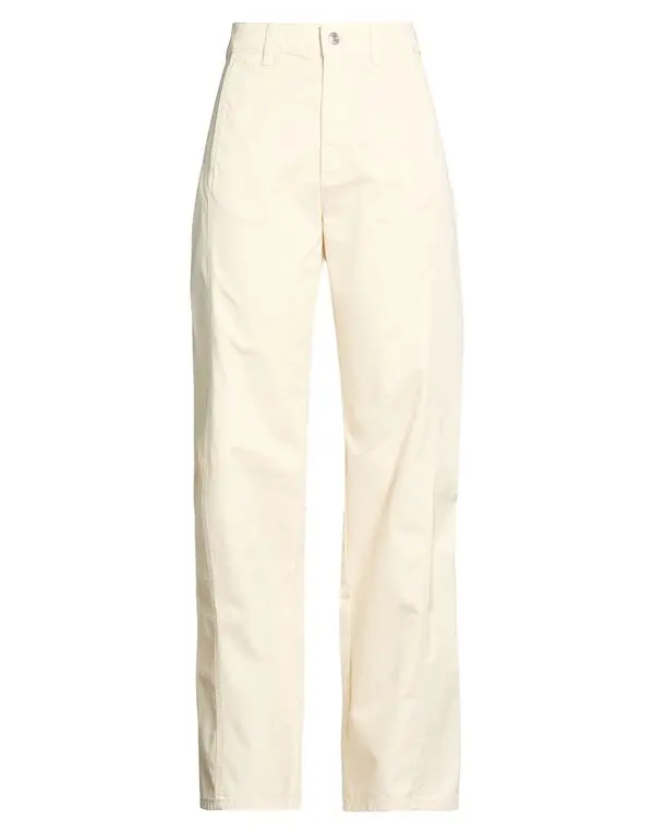 DEPARTMENT 5 Pants Cream Size Cotton