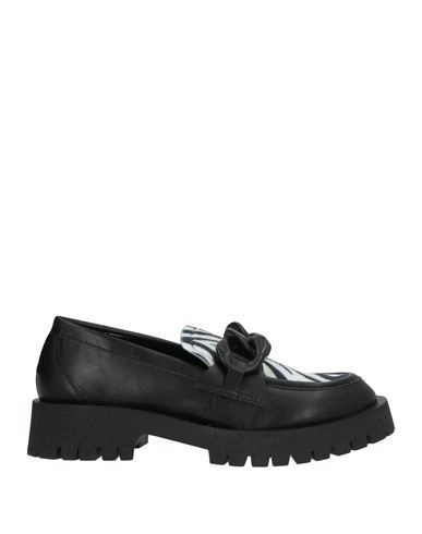 NILA & NILA Loafers With Zebra Print And Embellishments - Black