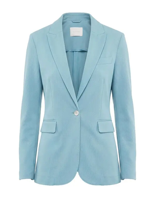 CIRCOLO 1901 Blazer Slate Size Cotton, Elastane - Blue