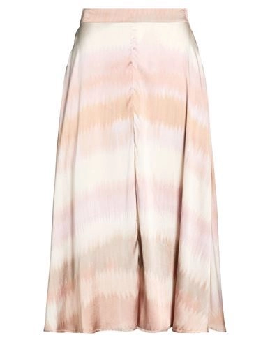 Hemisphere Midi Skirt Taupe Size Silk, Elastane