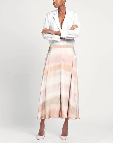 Hemisphere Midi Skirt Taupe Size Silk, Elastane