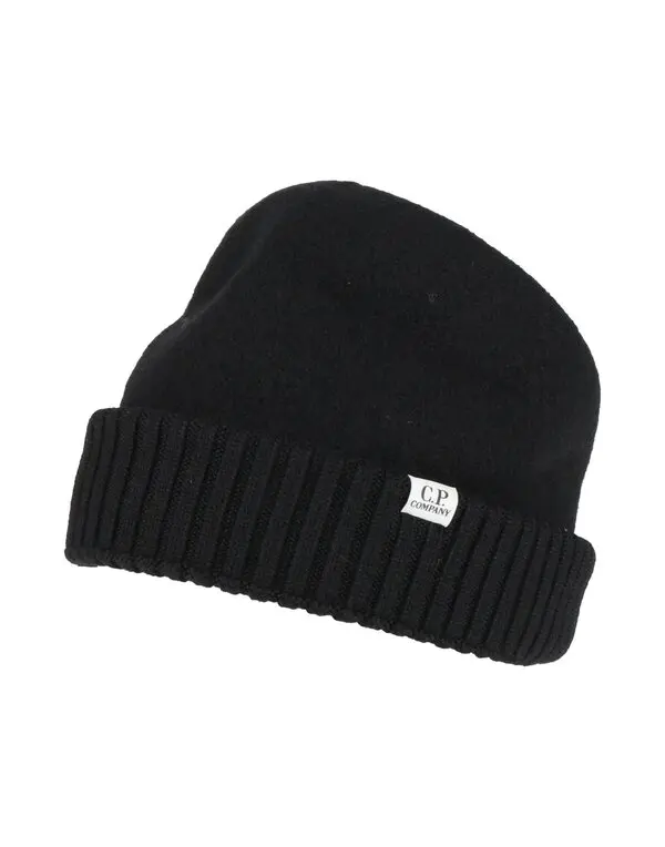 C.P. COMPANY Wool Beanie - Black