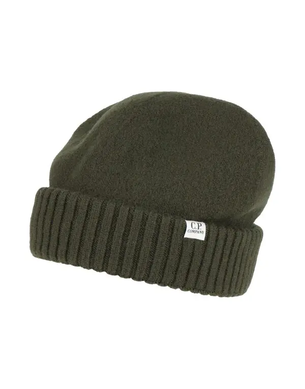C.P. COMPANY C. P. Company Hat Military Size Wool - Green