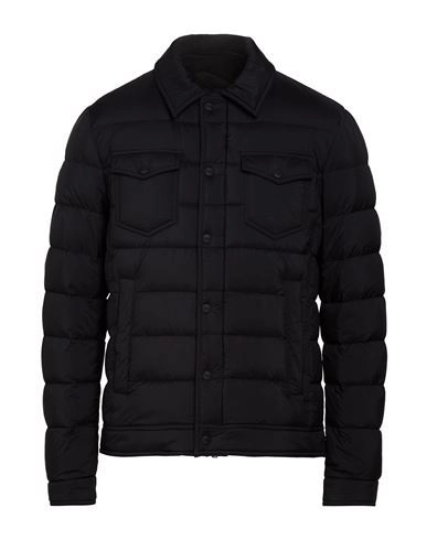 Herno Puffer Jacket In Slate Polyamide - Black