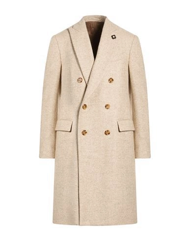 LARDINI Double-breasted Wool And Alpaca Blend Coat