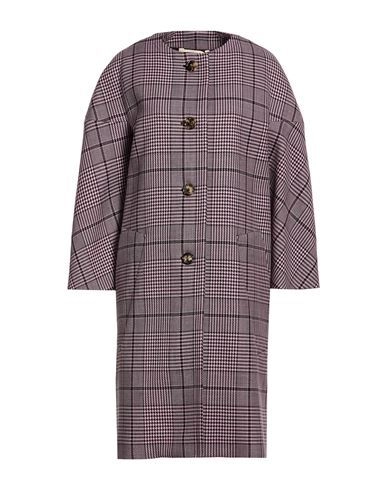 Marni Single-breasted Glen Plaid Wool Coat