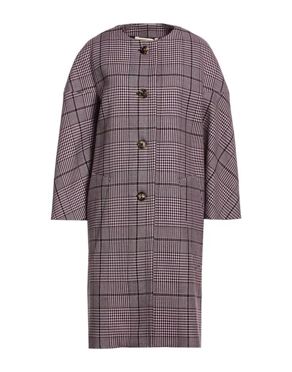 Marni Single-breasted Glen Plaid Wool Coat