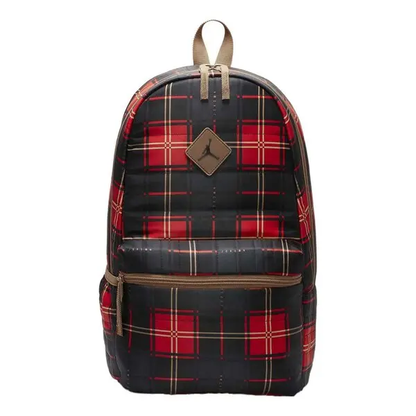 JORDAN Quilted Daypack Backpack - Fire Red