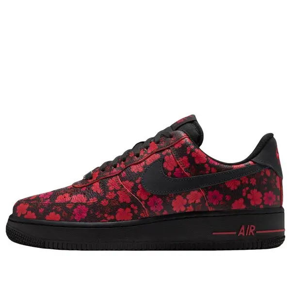 Nike Force 1 Low Floral Sneakers - Multi-color/cinnabar/off-noir