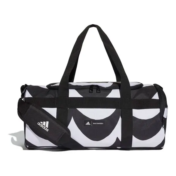 Adidas Small Duffel Bag With Marimekko Laine Allover Print - White/black