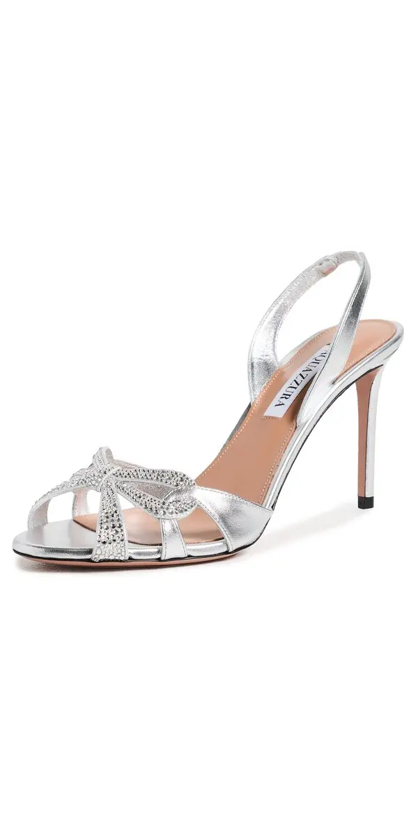 AQUAZZURA Ribbon Kiss Sandals 85mm