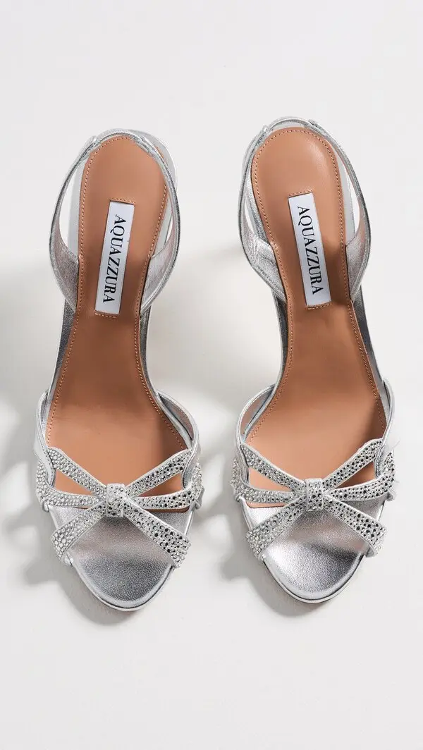 AQUAZZURA Ribbon Kiss Sandals 85mm