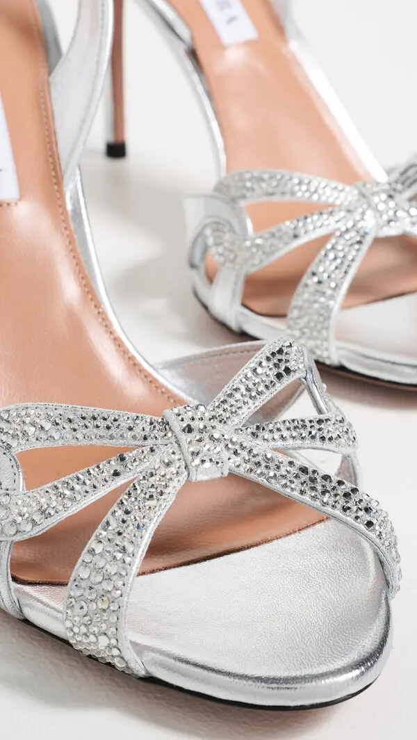 AQUAZZURA Ribbon Kiss Sandals 85mm
