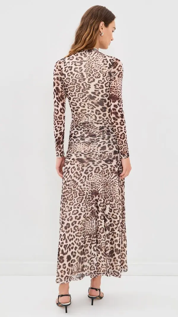 Bardot Lea Printed Mesh Dress