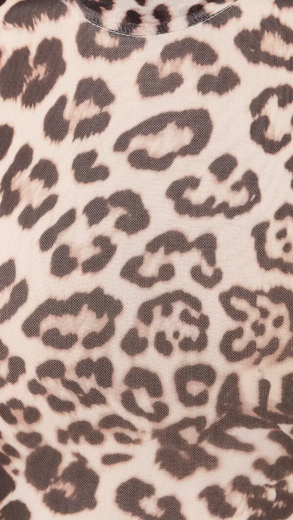 Bardot Lea Printed Mesh Dress