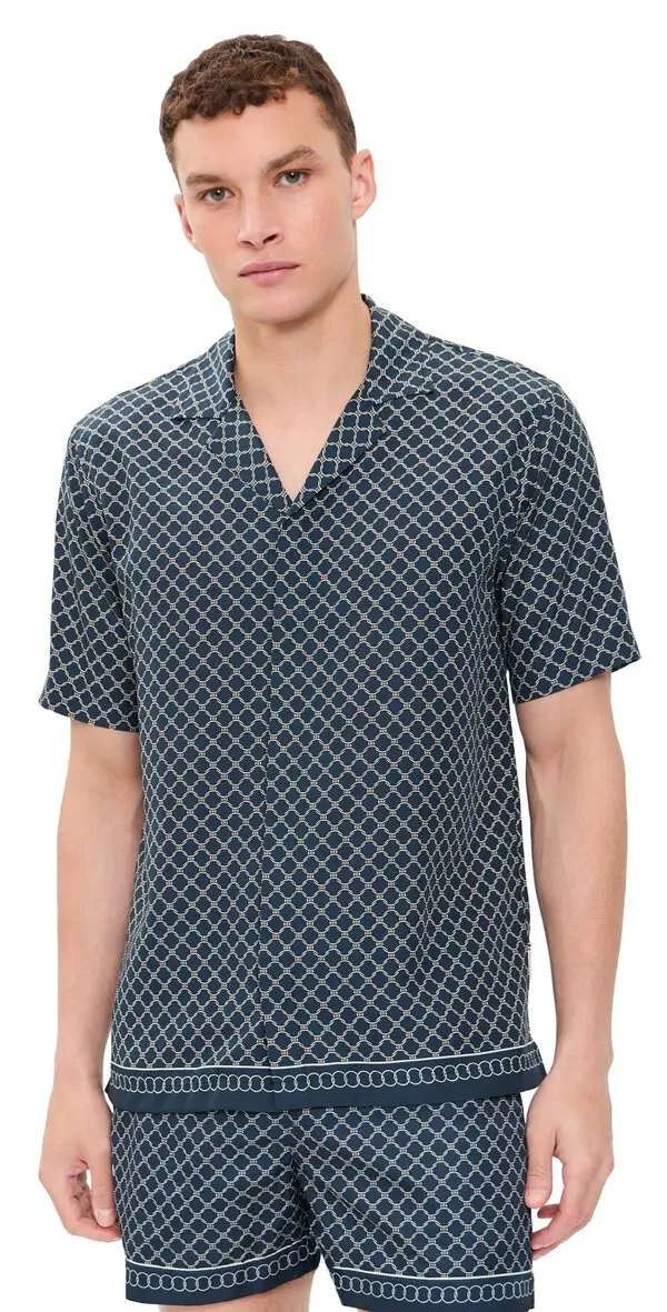 Orlebar Brown Maitan Tessoro Collared Shirt