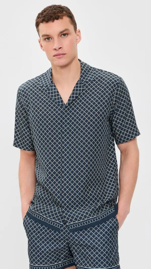 Orlebar Brown Maitan Tessoro Collared Shirt