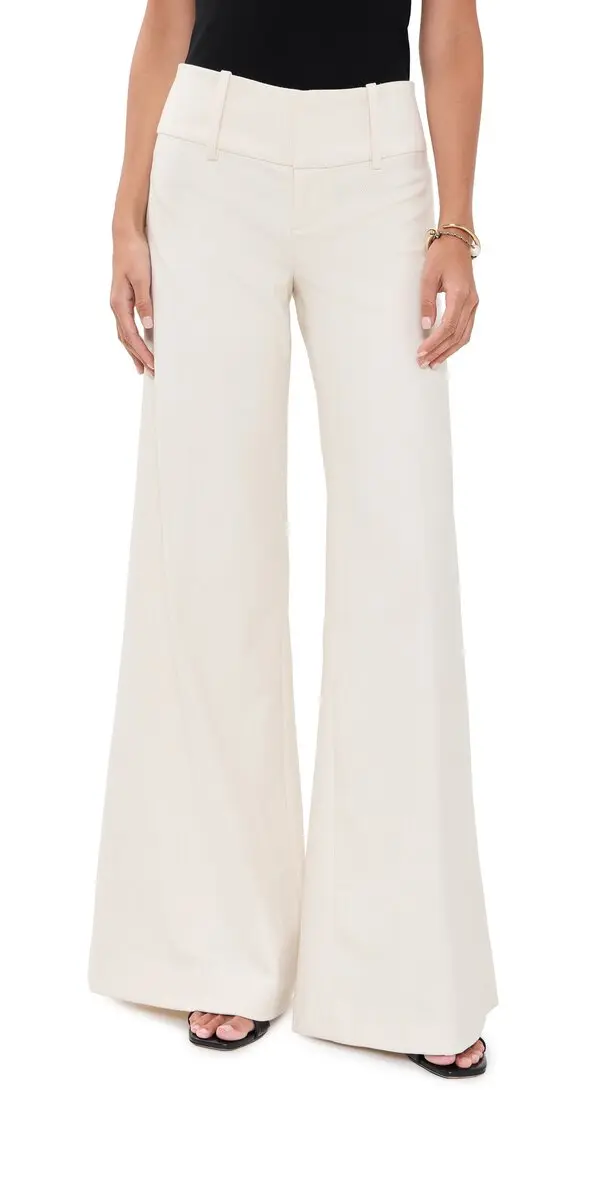 Alice + Olivia Olivia Wide Leg Flare Pants