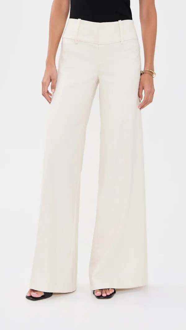 Alice + Olivia Olivia Wide Leg Flare Pants