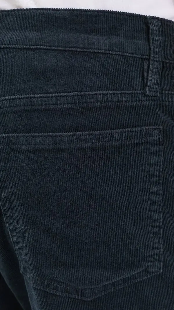 FRAME Modern Straight Corduroy Pants - Dark Navy