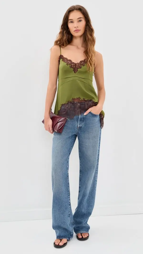 Staud Lina Silk Top